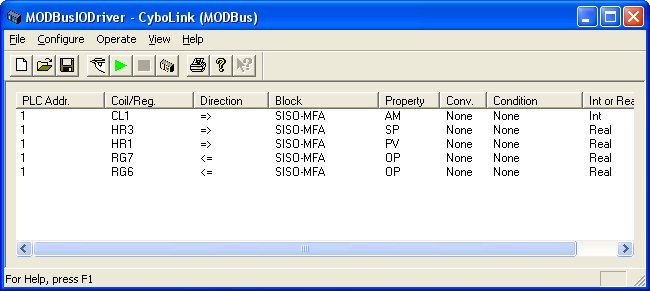CyboLink Modbus TCP